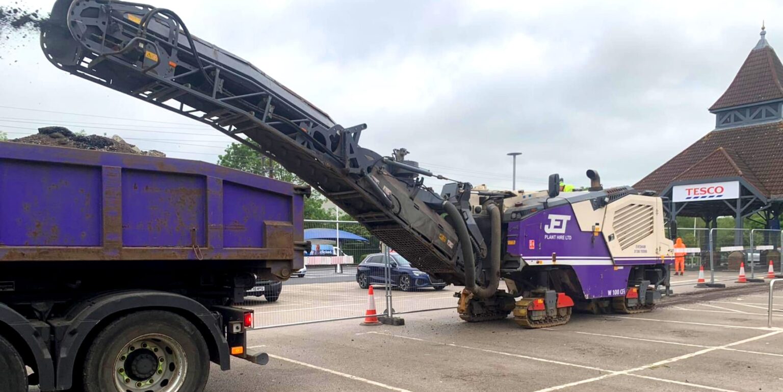 Keeping Tesco Car Parks Smooth for Customers | Jet Plant